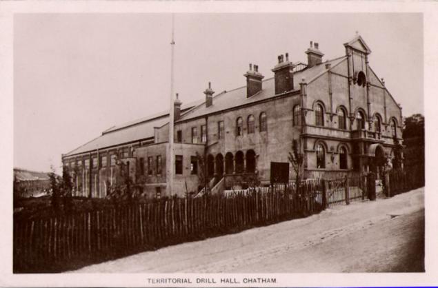 The Drill Hall Project> Memorabilia> Postcards>Chatham Drill Hall